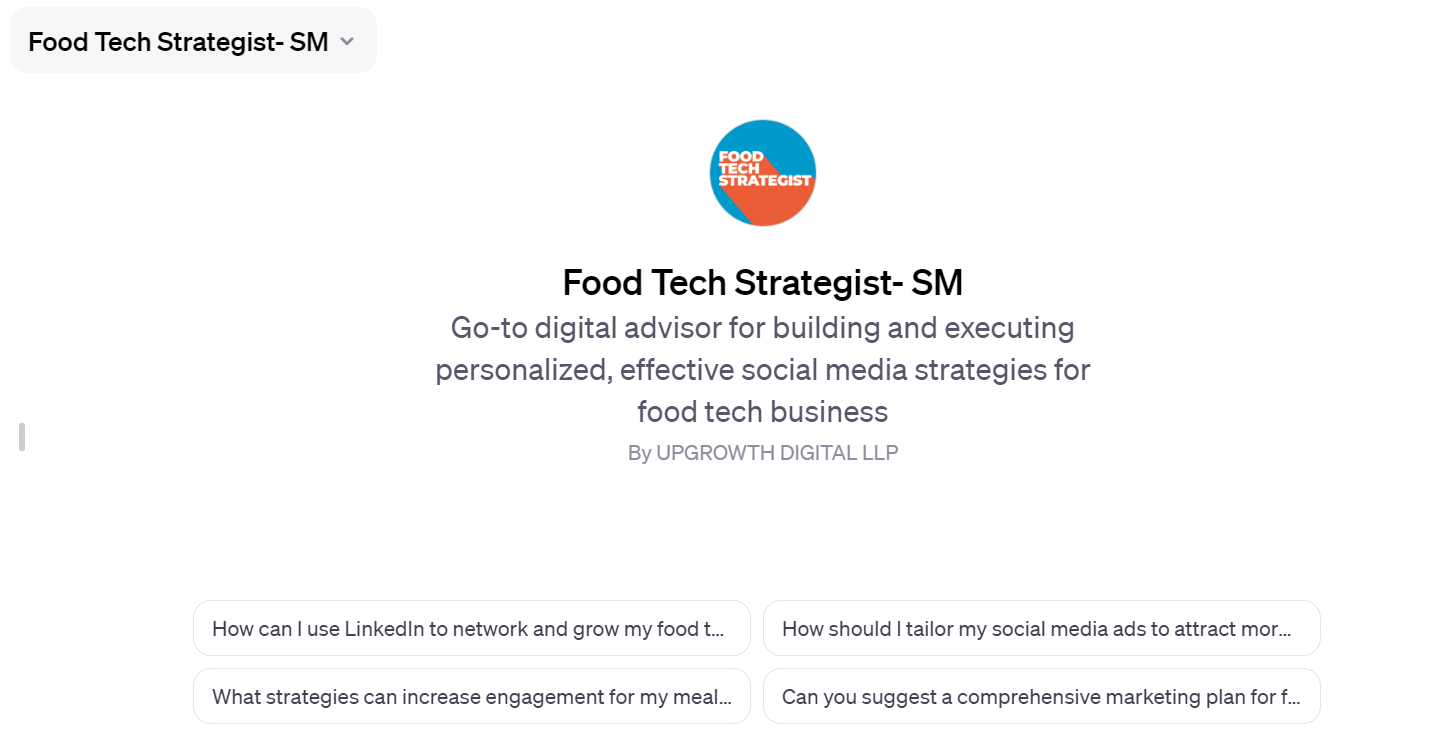 Free Food Tech Strategist: Unleash Culinary Excellence with upGrowth ...